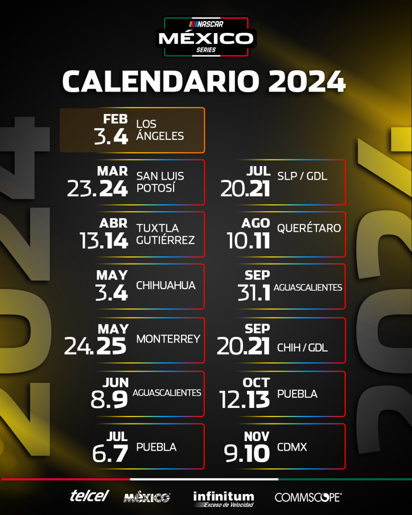 Nascar Mexico Series 2024 Schedule